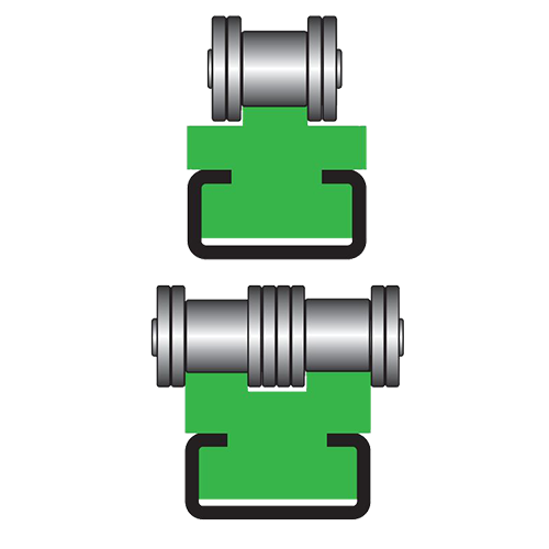 Guide chaîne Polizene pour chaîne CT T1 C3 A15 1/2" SIMPLEX (rail non ...