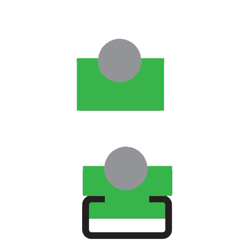 Polizene belt guides GT 10 L=2000