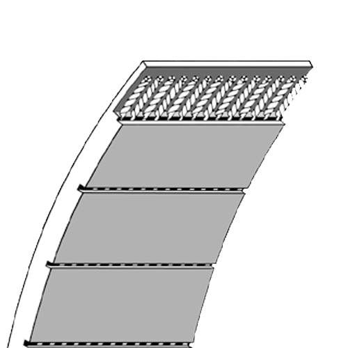 MEGAFLAT flat belt T150 - 1800 mm